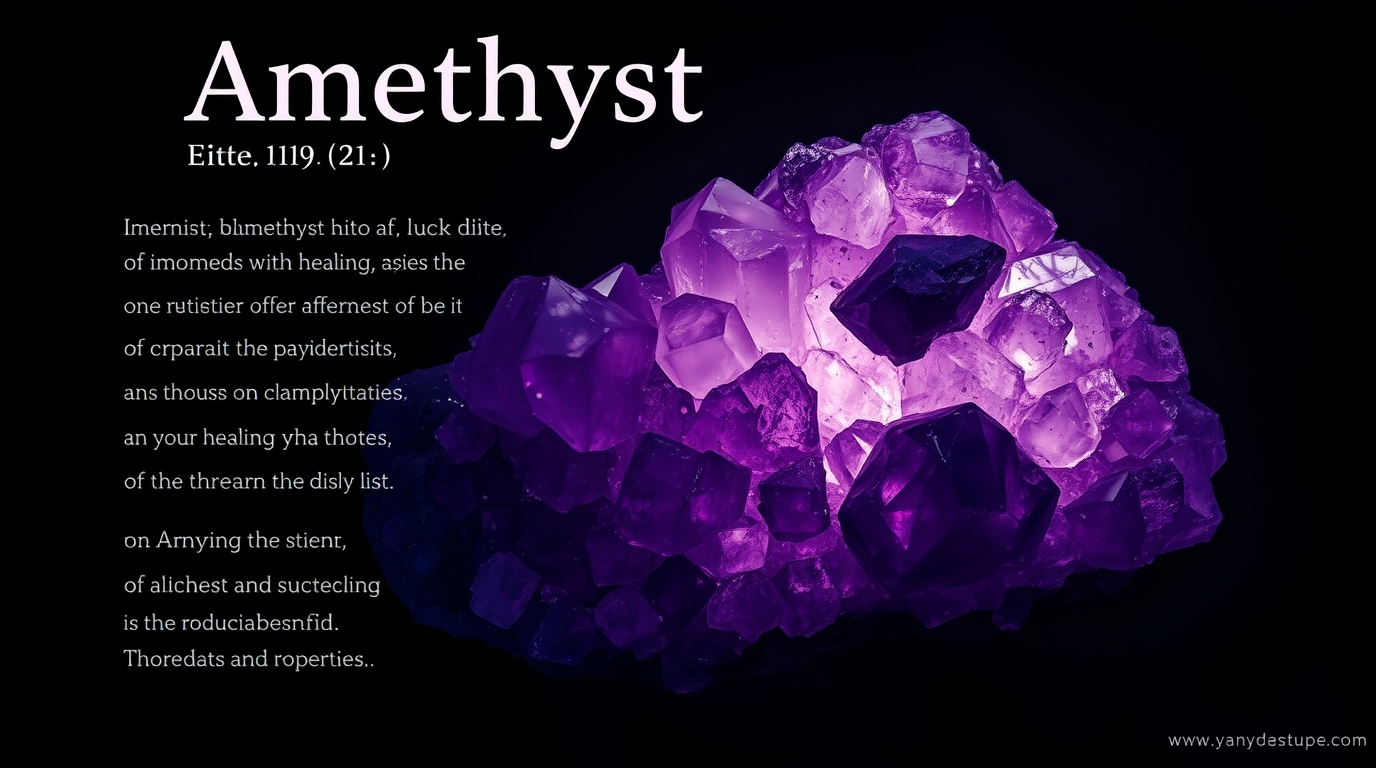 Amethyst Meaning, History, Origin, Healing benefits and Properties